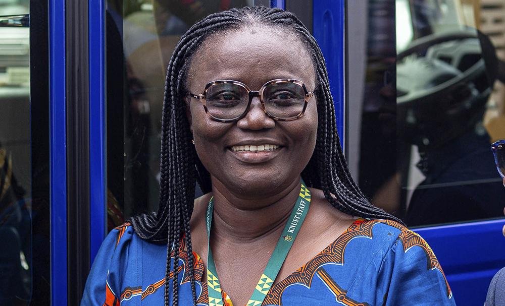 NHIA Delivers A 30-Seater Bus To KNUST - College of Health Sciences, KNUST
